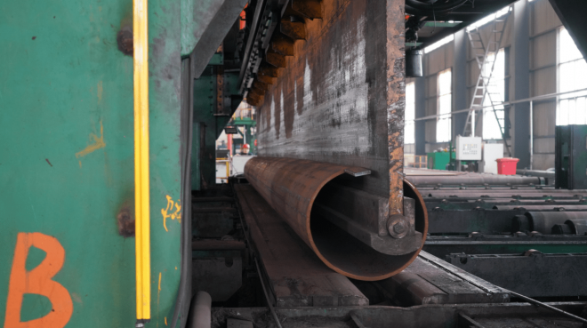 The production process of straight welded steel pipe | DongPengBoDa ...
